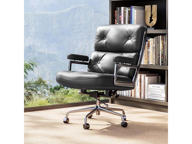 Click here for Genuine Leather Office Chair  Mid Back Executive D... prices