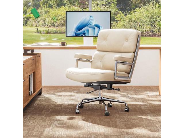 Click here for Genuine Leather Office Chair  Mid Back Executive D... prices