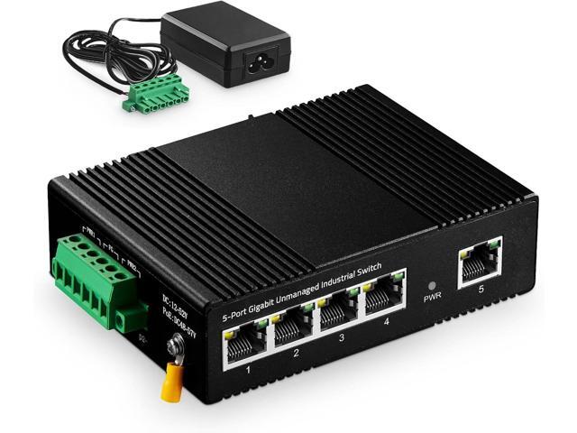 Click here for Binardat 5 Port Gigabit Din Rail Industrial Ethern... prices