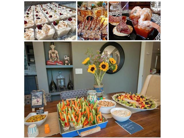 Click here for 50Pcs Disposable Hard Plastic Transparent Gold Pow... prices