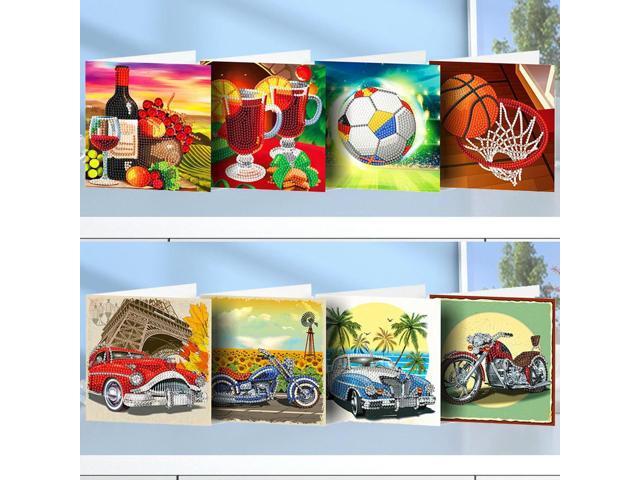 Click here for 8PCS DIY Rhinestone Diamond Art Mosaic Postcards F... prices