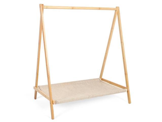 Click here for Wood Clothes Rack Foldable Garment Rack Portable C... prices