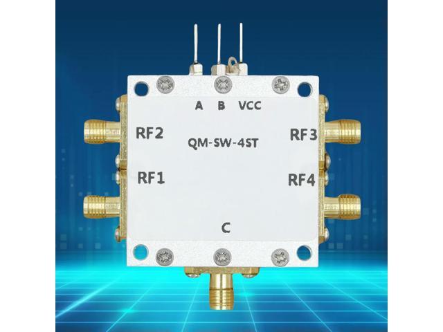 Click here for 0.1-6GHz SP4T Switch 1 To 4 RF Single Pole RF Swit... prices