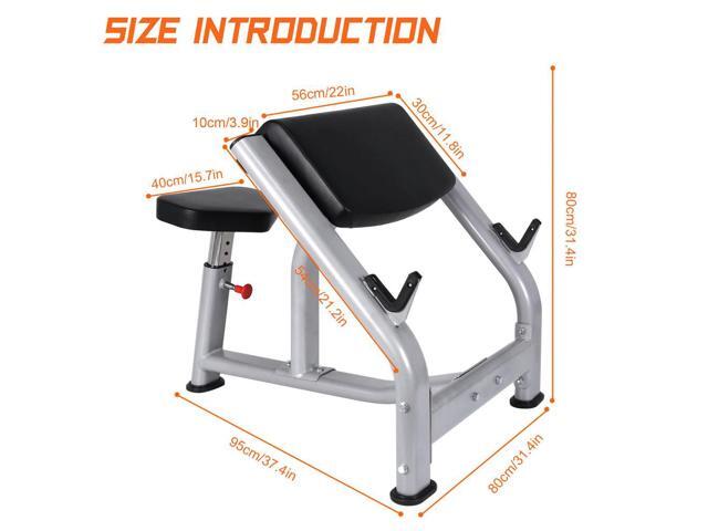 Click here for Preacher Curl Weight Bench Seated Isolated Barbell... prices
