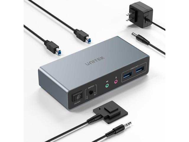 Click here for Unitek KVM Switch 2 Monitors 2 Computers 4K@60Hz H... prices