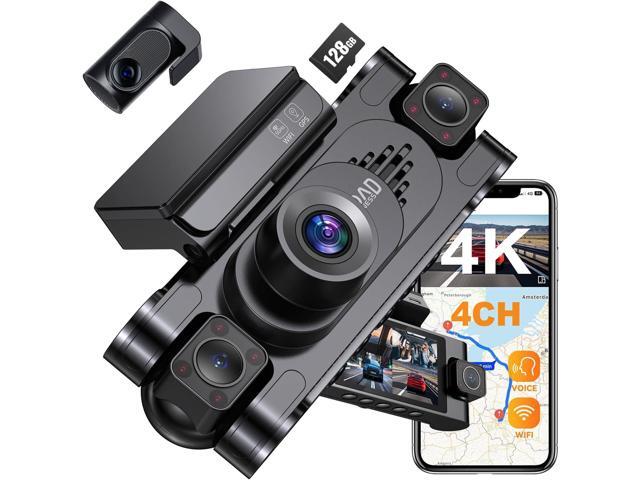 Click here for 4K 360° DashCam for Cars 4 Channel Car Dash Cam Fr... prices