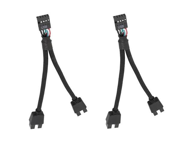 Click here for 2Pcs Computer Motherboard USB 2.0 9 Pin To Dual 9... prices