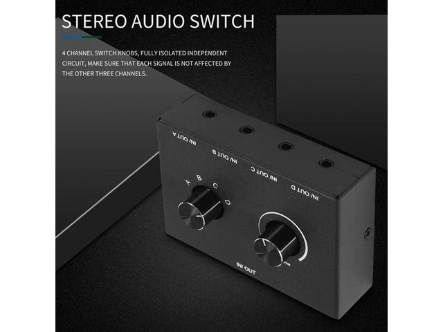 Click here for 4 Port Audio Switch  3.5Mm Audio Switcher  Stereo... prices