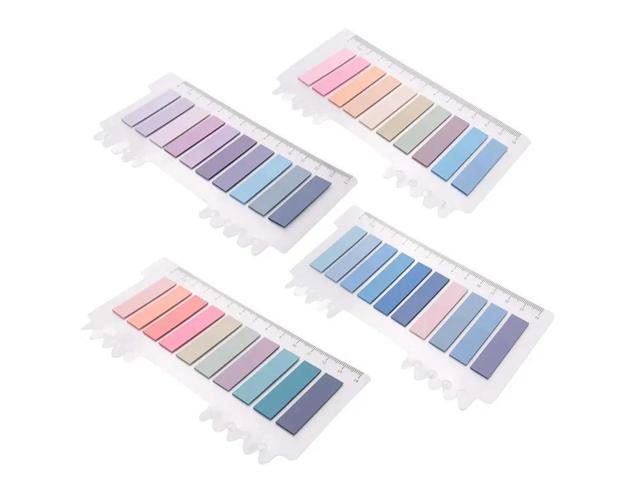 Click here for 800 Pcs Sticky Index Tabs  4 Sheets Morandi Strip... prices