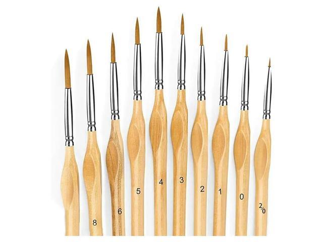 Click here for Set Of 10 Brushes Thin Brushes For Acrylic  Waterc... prices