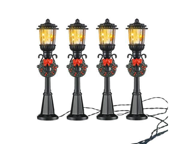 Click here for 4 Pcs Mini Christmas Lamp Post Train Lamp Miniatur... prices