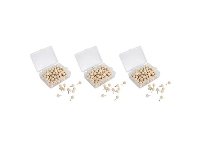 Click here for 390Pcs Round Wood Decorative Push Pins  Wood Head... prices