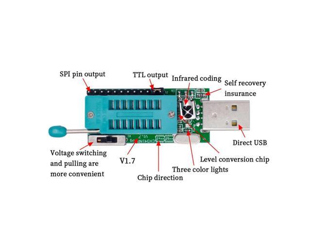 Click here for CH341A Programmer V1.7 1.8V Level Shift W25Q64FW W... prices
