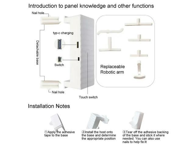 Click here for Finger Bot Button Pusher Wall Mounted RC No Wiring... prices