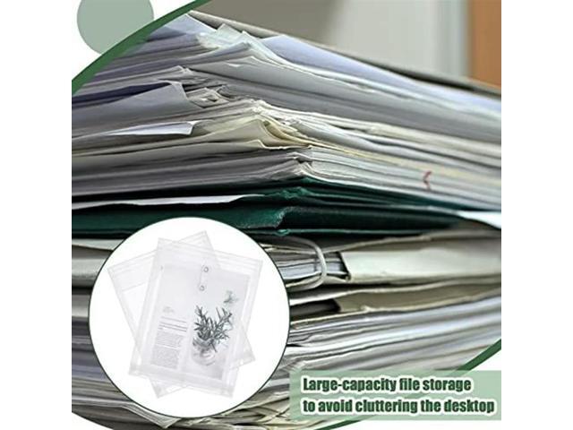 Click here for A4 Size Clear Plastic Envelopes Set With String Cl... prices