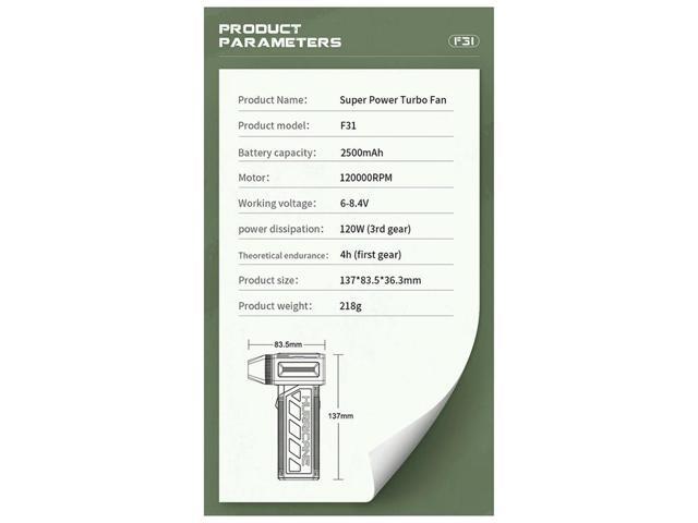 Click here for F31 120000RPM 120W Super Power Turbojet Fan Brushl... prices