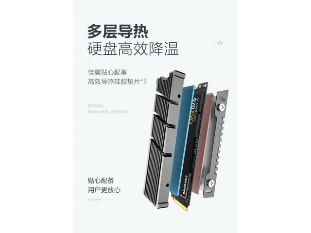 Click here for M.2 2280 SSD Heatsink Magnesium Aluminum Alloy Coo... prices