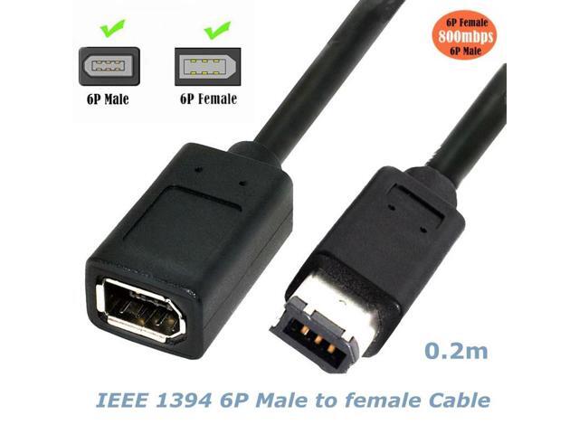 Click here for 0.2m IEEE 1394 Firewire 6Pin Male to 1394a 6Pin Fe... prices