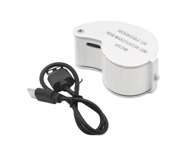 Click here for Jeweler Magnifier 40X/60X Pocket Folding LED Light... prices