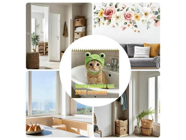 Click here for Unreasonable Cat 2026 Calendar Funny Cat Wall Cale... prices