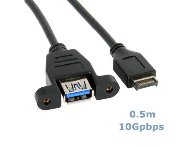 Click here for 50cm USB 3.0 Female Pair Type-e Computer Host Rear... prices