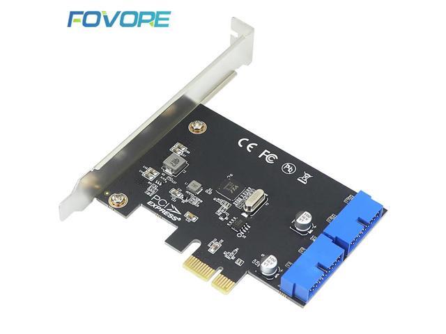 Click here for PCIE 19 Pin USB Adapter PCI e x1 to Dual USB 3 20P... prices