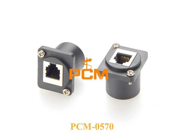 Click here for Modular RJ12 6P6C CAT3 socket D type chassis panel... prices