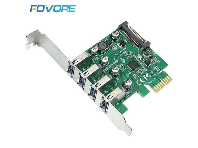 Click here for 4 Ports USB 3.0 PCIe Card USB 3 PCI Express Adapte... prices