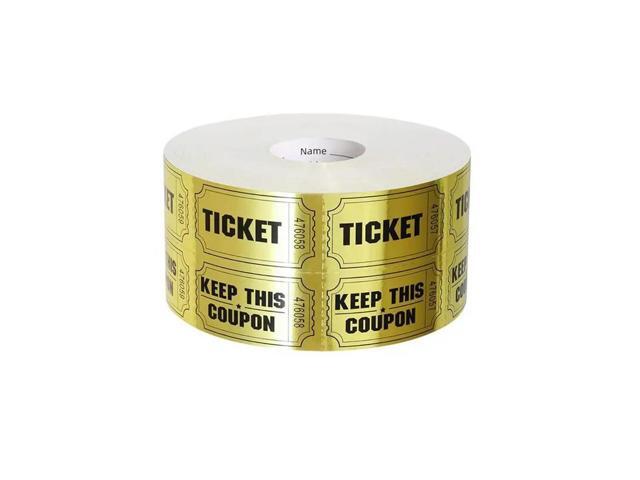 Click here for llic Gold Foil 1000 Raffle Tickets Double Roll For... prices