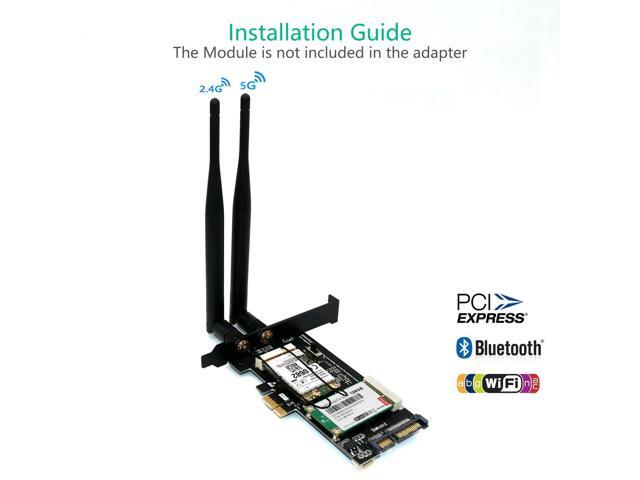 Click here for PCI-E Adapter Mini PCI-E to PCI-E Network Card mSA... prices