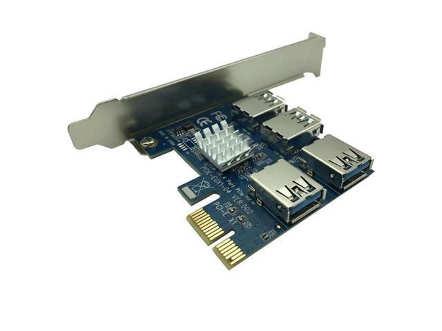 Click here for PCI-E to PCIE Adapter 1 Turn 4 PCI-Express Slot 1x... prices