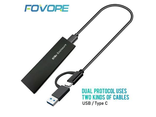 Click here for Dual Protocol M2 SSD Case for NVME PCI-E NGFF SATA... prices