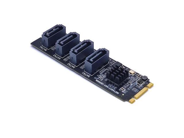 Click here for NVME To SATA M.2 NGFF PCIE M Key 4 Port SATA3 Cont... prices