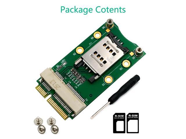 Click here for Mini PCI-E Adapter with SIM Card Slot for 3G/4G WW... prices
