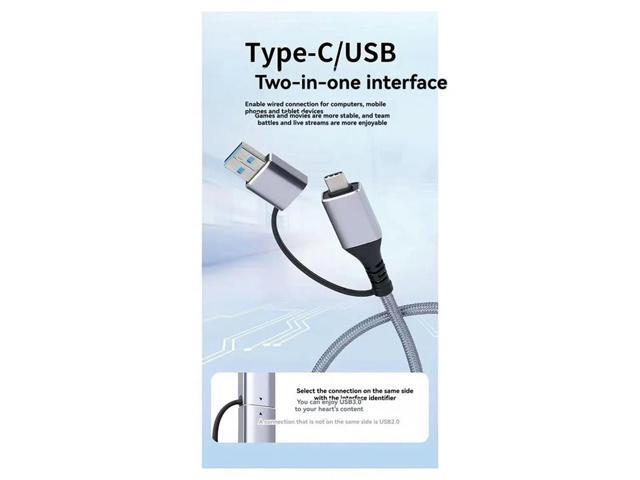 Click here for Interface Cable Type-C/USB3.0 2-In-1 To RJ45 Gigab... prices