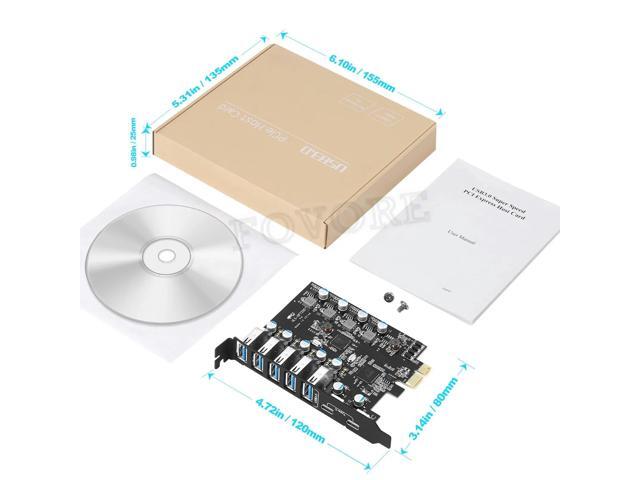 Click here for PCI-E to 5 ports USB 3.0 converter dual ports USB3... prices