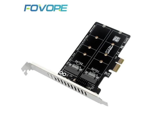 Click here for M.2 SATA to PCIE Adapter Card Double Disc RAID Spl... prices