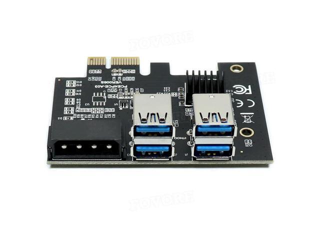 Click here for PCI Express Multiplier PCIE 1 to 4 ports USB3.0 Ri... prices