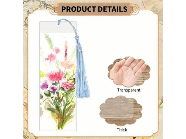 Click here for Paper Blank Bookmarks With Tassels Clear Bookmark... prices