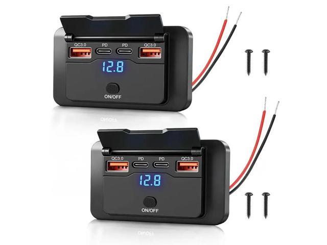 Click here for Dual PD 36W& Dual QC3.0 18W 108W 12V USB Outlet Pa... prices