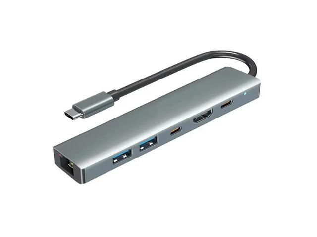 Click here for Type C To 4K HDTV USB 3.0 6-In-1 USB C Hub PD 100W... prices