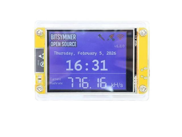 Click here for Display Clock Calendar 780KH/S BITSYMINER Solo Bit... prices