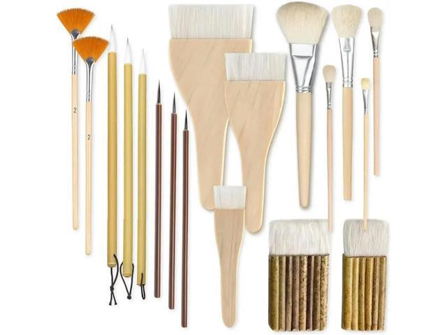 Click here for Clay Art For Pottery Glaze& Painting Brush Set- Wo... prices