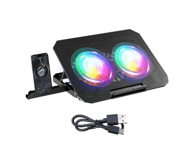Click here for Two Fans Foldable CPU Cooling Laptop Table Colored... prices