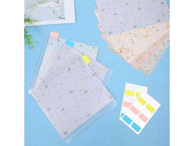 Click here for Paper Organizer Clear Plastic Sleeves 120 Pcs Stic... prices