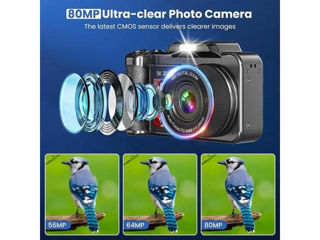 Click here for 5K 80MP Digital Camera 3.5+2 Dual Screen Cameras F... prices