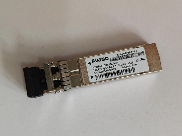 Click here for AVAGO 8Gbps Fiber Module SFP AFBR-57D9AMZ-NA1 332-... prices