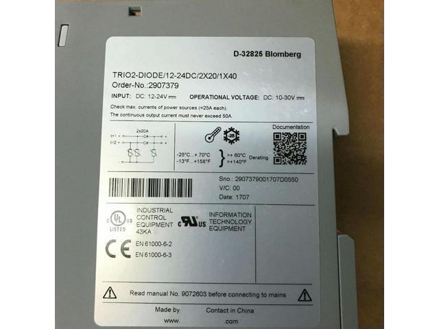 Click here for Diode Redundancy Module For Phoenix TRIO2-DIODE/12... prices