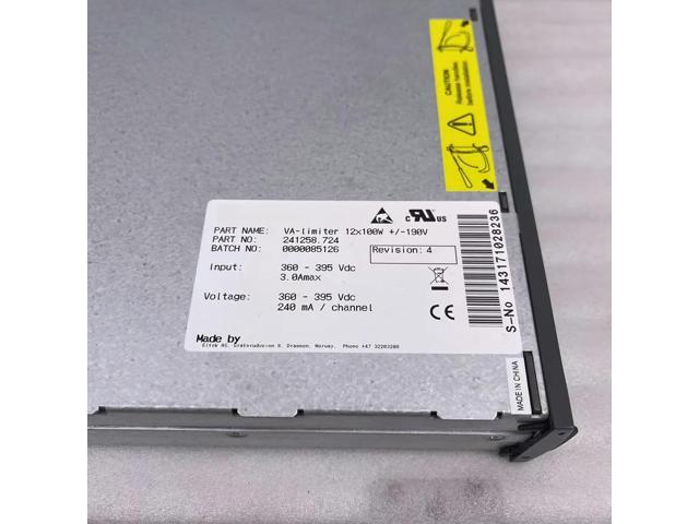 Click here for VA-limiter 12x100w +/-190V For Eltek 241258.724 Po... prices