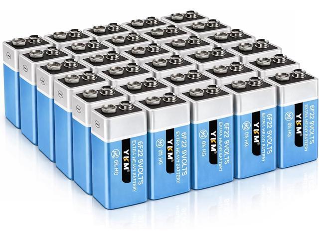 Click here for YKM 24 Pack 9V Batteries 9 Volt Battery for Smoke... prices